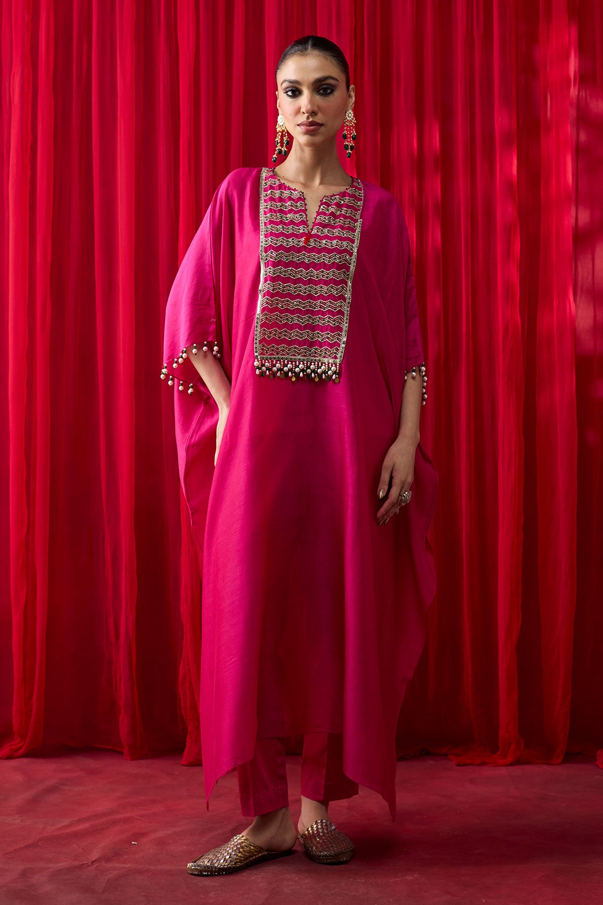 Noshini Kaftan Set – Shikha Mehta