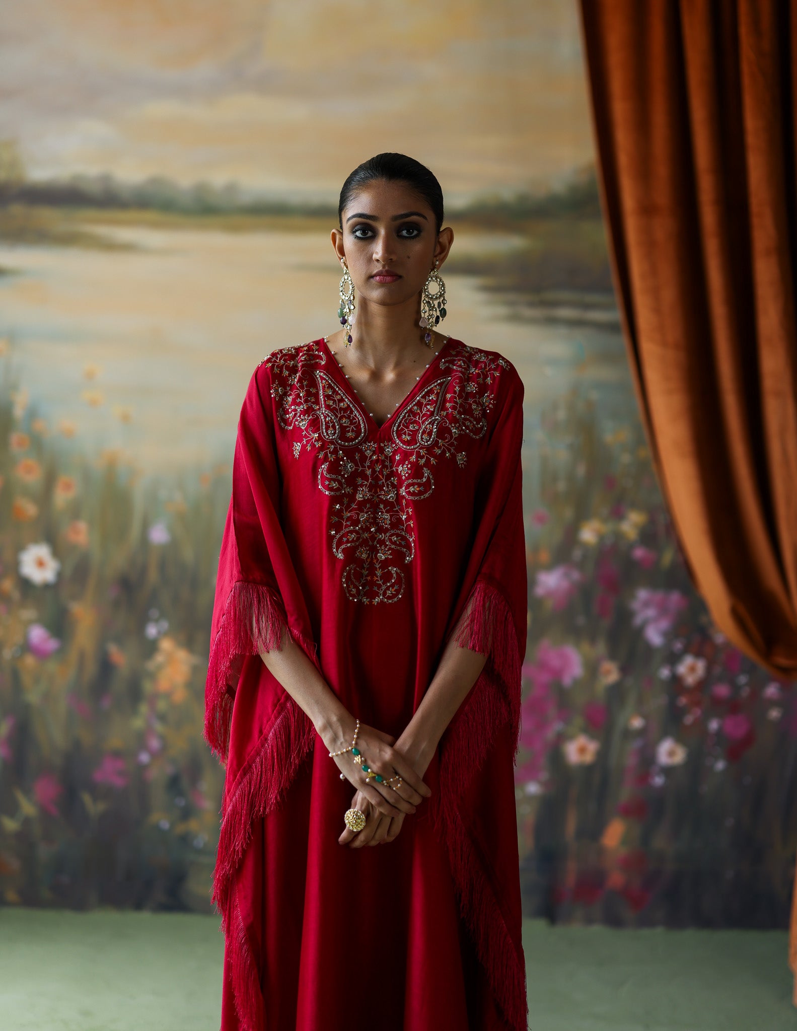 SCARLET HIYA KAFTAN SET – Shikha Mehta