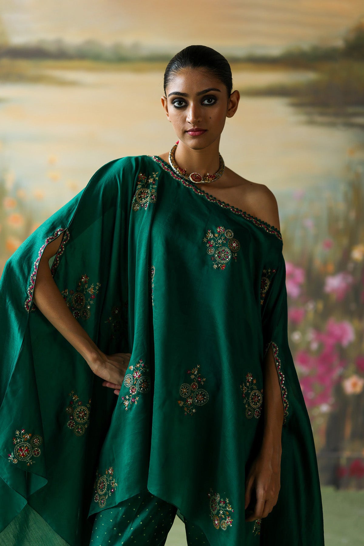 EMERALD KEAH CO-ORD SET – Shikha Mehta